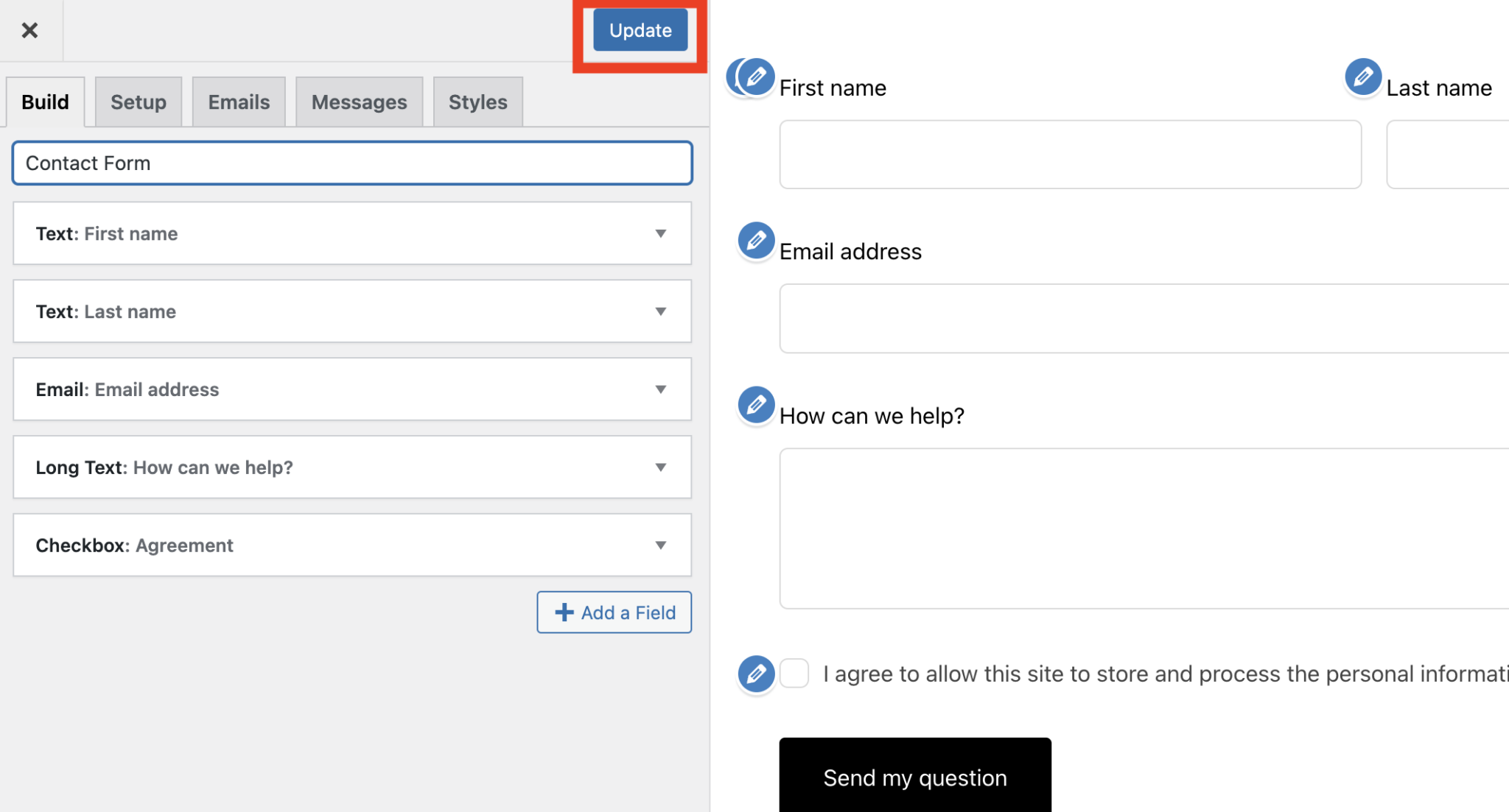 How To Add A Contact Form In Wordpress Happyforms