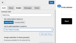Effective newsletter signup forms in WordPress - Happyforms