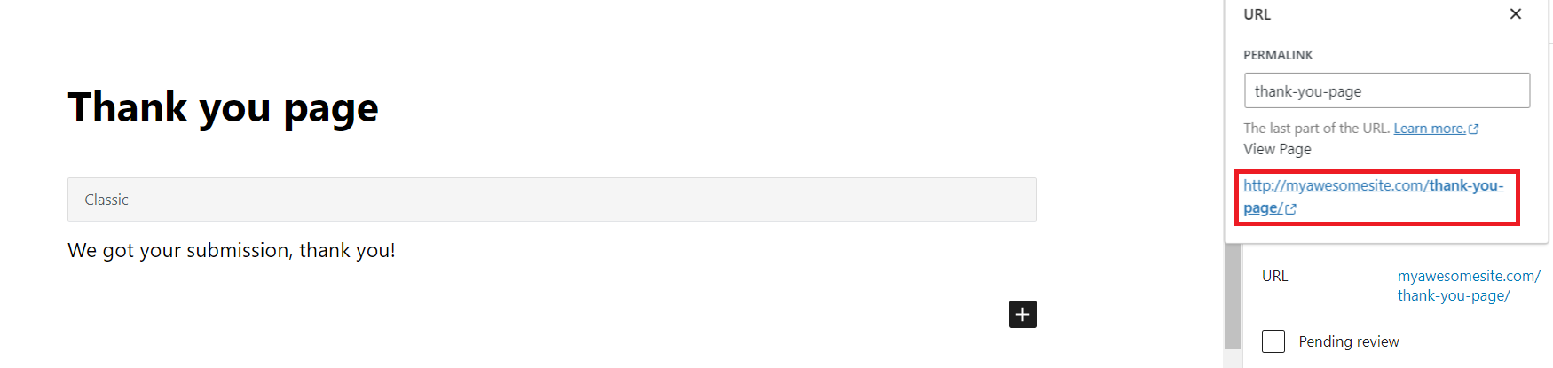 How to create a thank you page after form submission with WordPress - Happyforms
