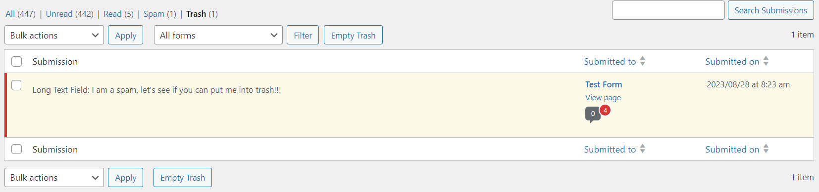 How to use Disallowed Comment Keys of WordPress for forms - Happyforms