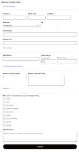 Contact Tracing Form Template - Happyforms