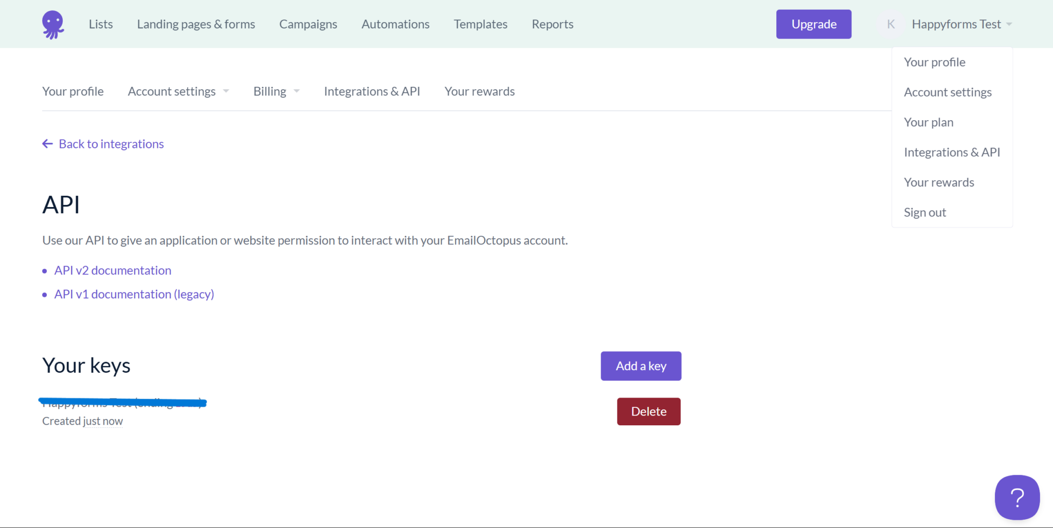 How to Integrate Email Octopus to Happyforms: An Essential Guide - Happyforms