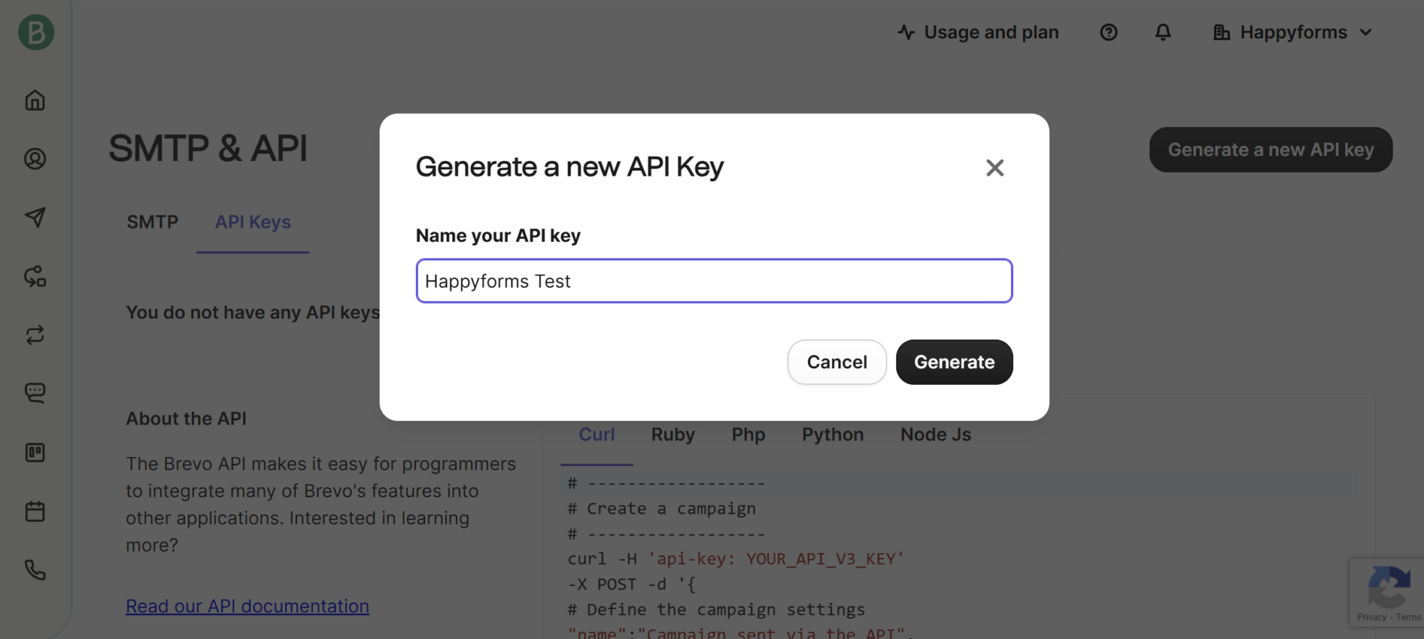 How To Integrate Brevo To Happyforms Basic Guide Happyforms