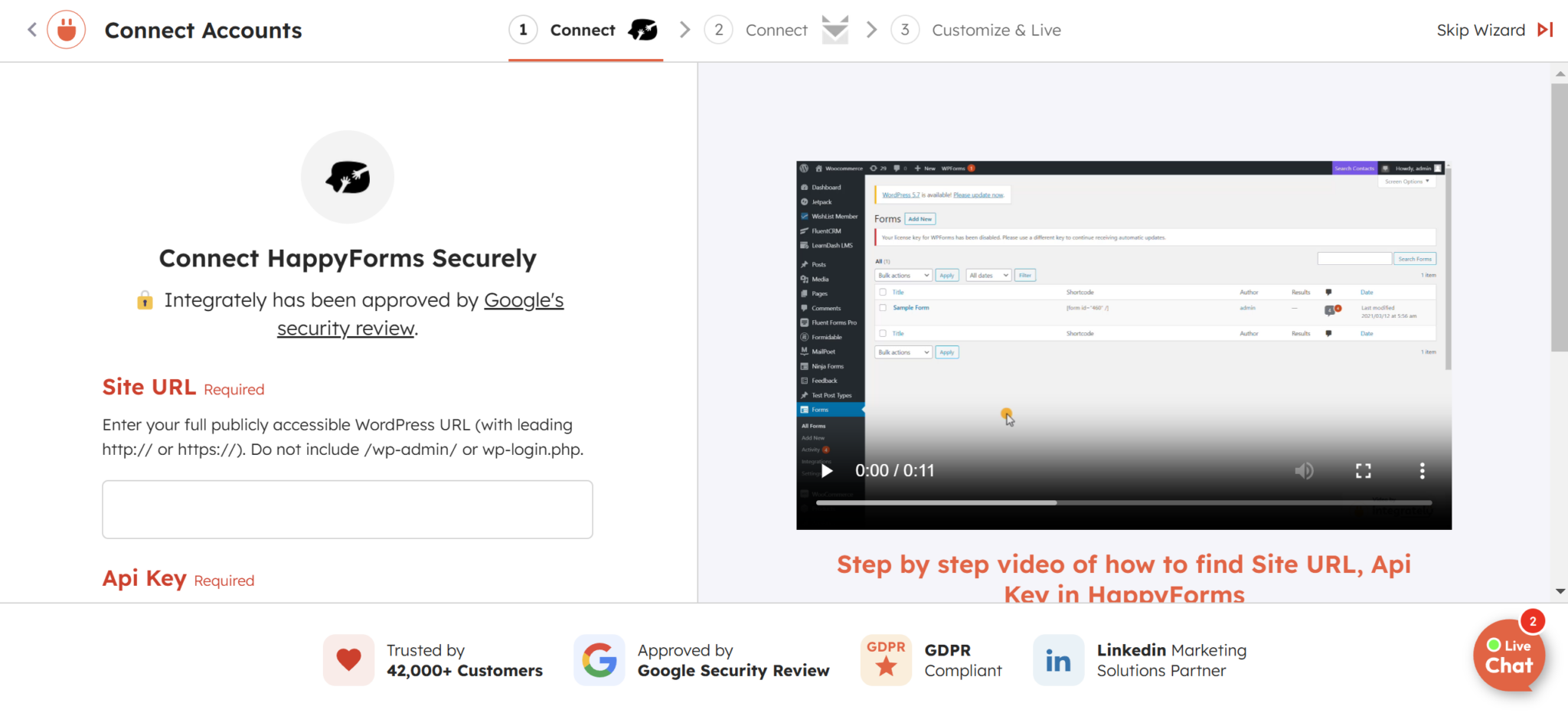 How to Integrate Integrately to Happyforms: Starter Guide - Happyforms